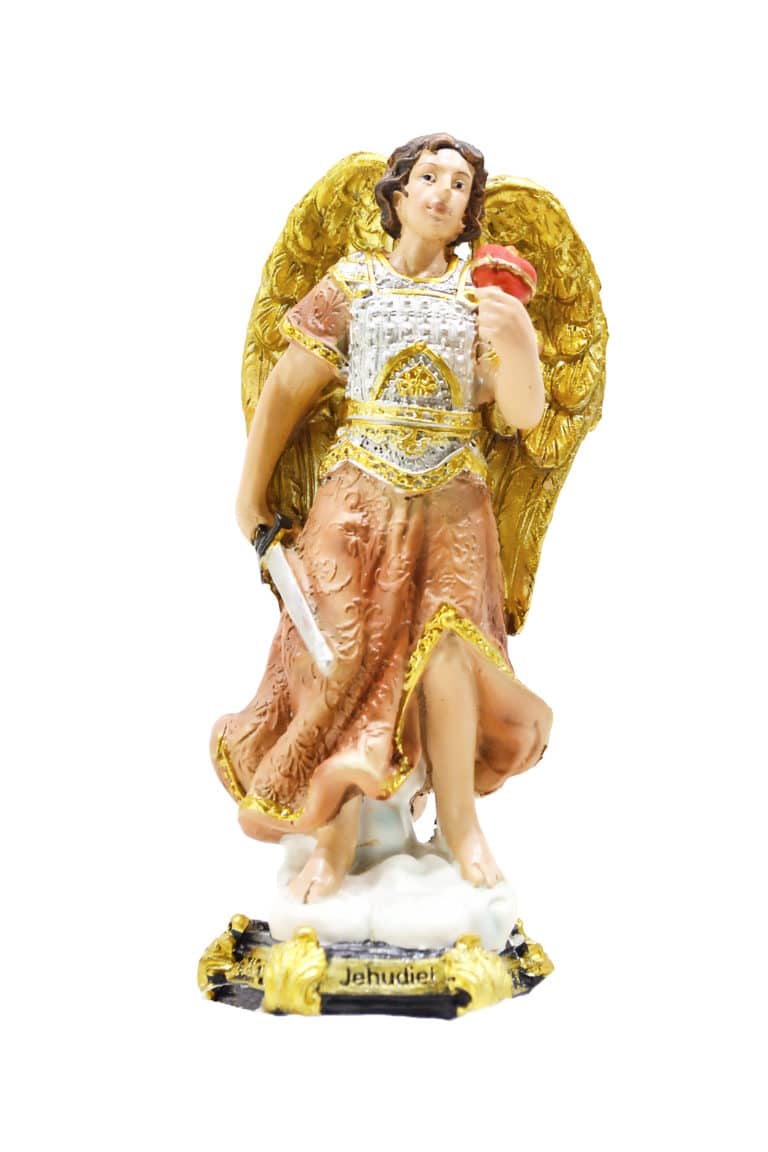 LG031765-5 5″ New Arrival Archangel Jehudiel Statue – Love's Gift Wholesale