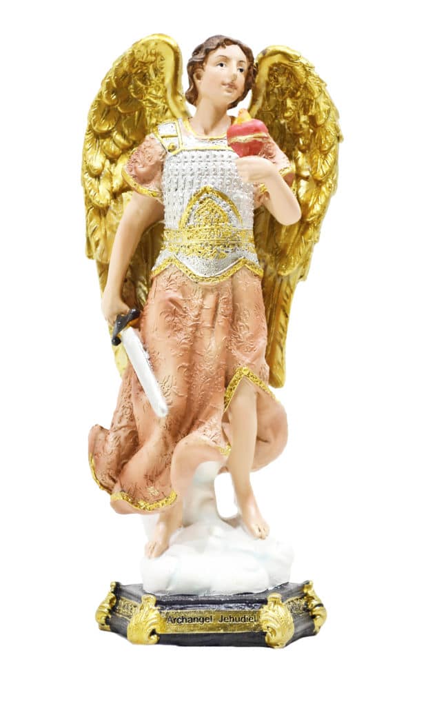 LG031765 8″ 12″ New Arrival Archangel Jehudiel Statue Saint Jehudiel ...